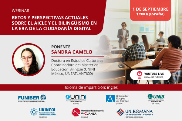 UNIB organiza el webinar «Retos y perspectivas actuales sobre el AICLE ...